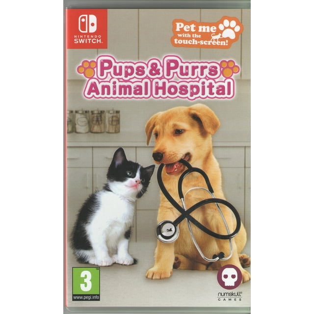 Nintendo Switch Pups & Purrs: Pet Clinic Game, Veterans Adventure with ...
