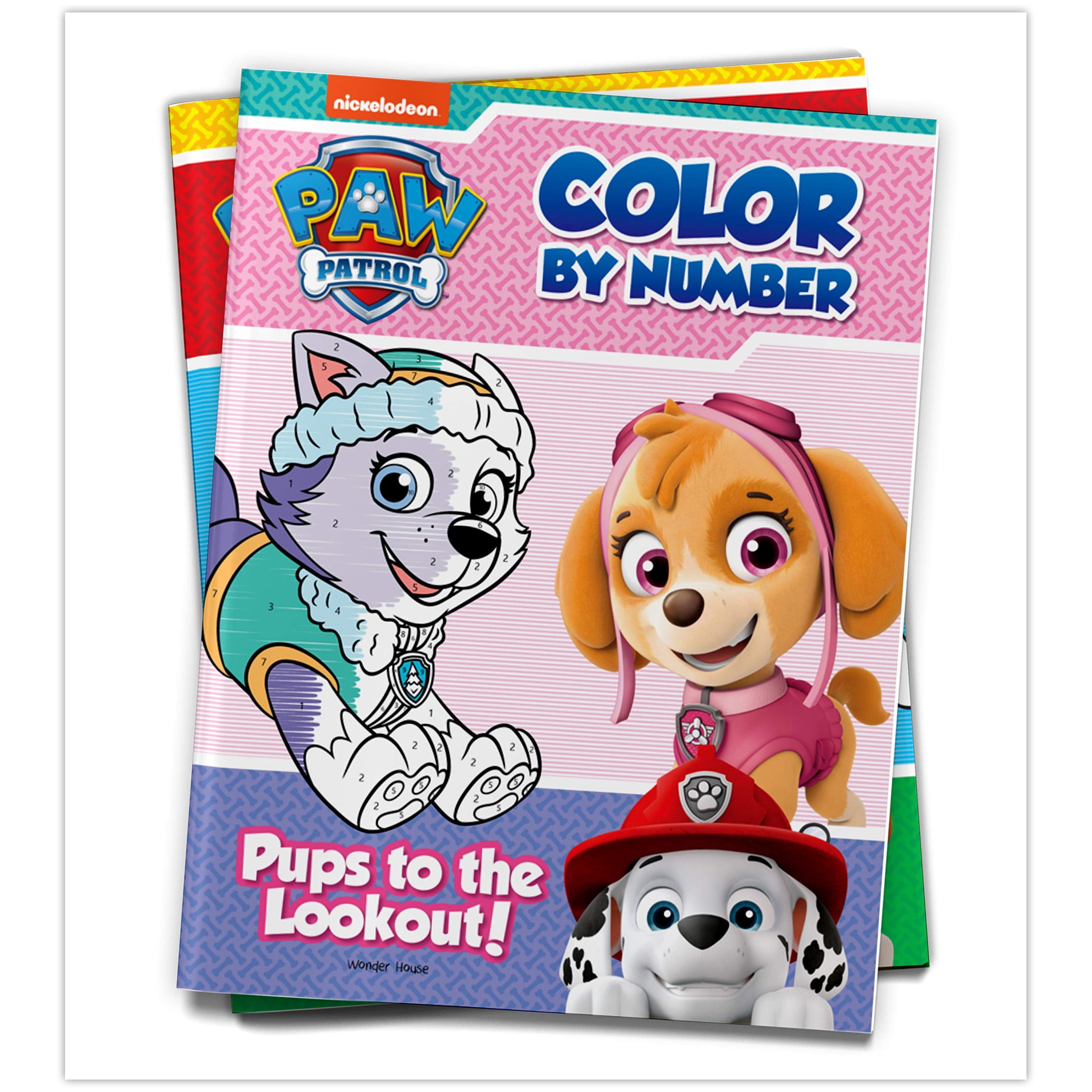 Pups to the Lookout: Paw Patrol, Color By Number by Wonder House Books ...