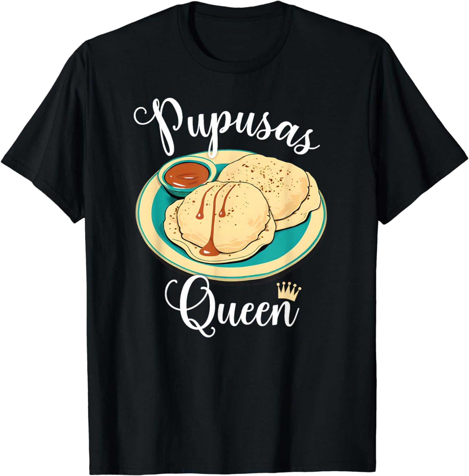 Pupusas El Salvador Salvadorian Food Salvi Guanaco Curtido T-Shirt ...
