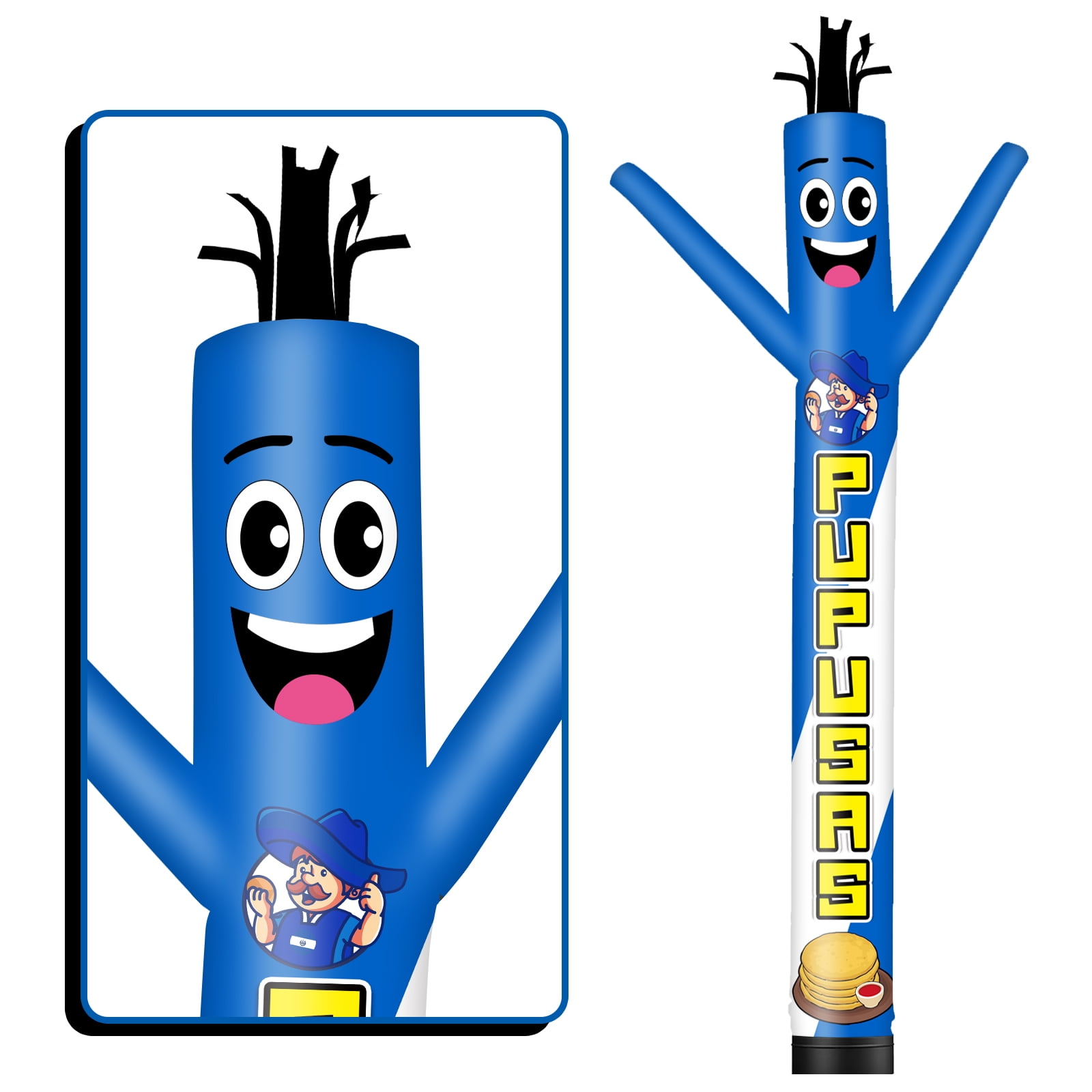 Pupusas Inflatable Tube Man Wacky Wavy Dancing Guy for Outdoor ...