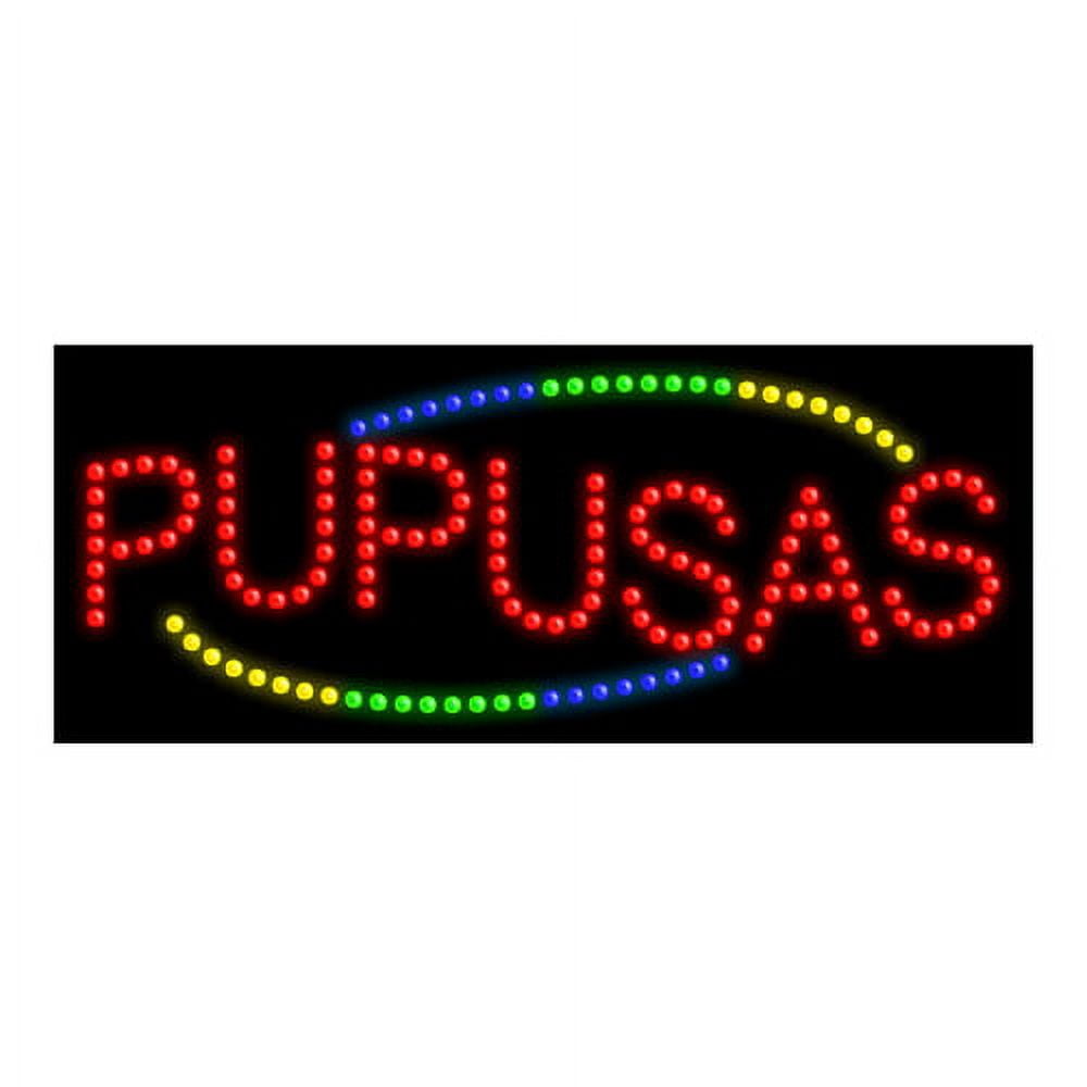 Pupusas-LED Dots Sign Made in USA - Walmart.com