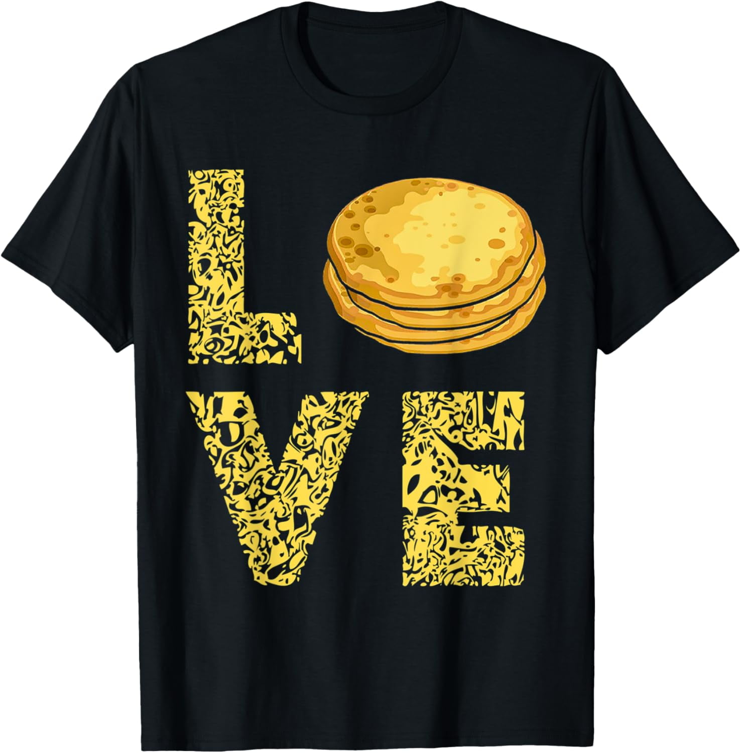 Pupusas Love Leopard I Heart Pupusas El Salvadorian Food T-Shirt ...