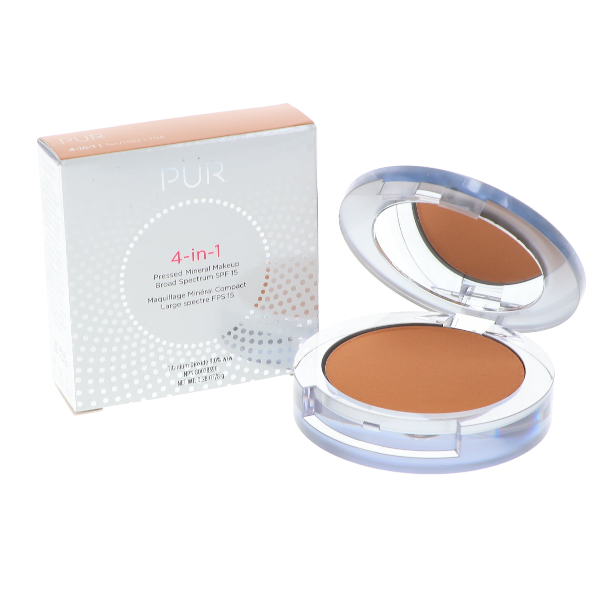 Pur 4-in-1 Pressed Mineral Makeup Powder Foundation, Broad Spectrum SPF ...