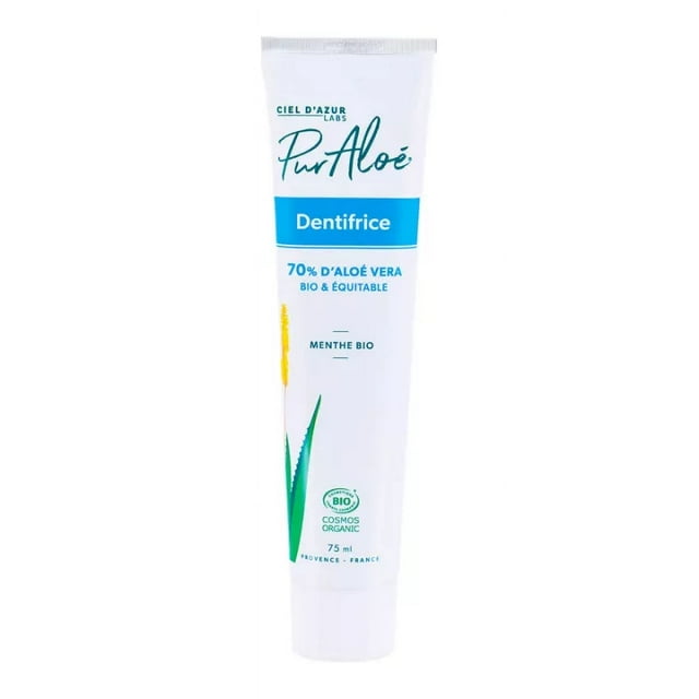 Pur'Aloé toothpaste aloe vera 70% 75ml - Walmart.com