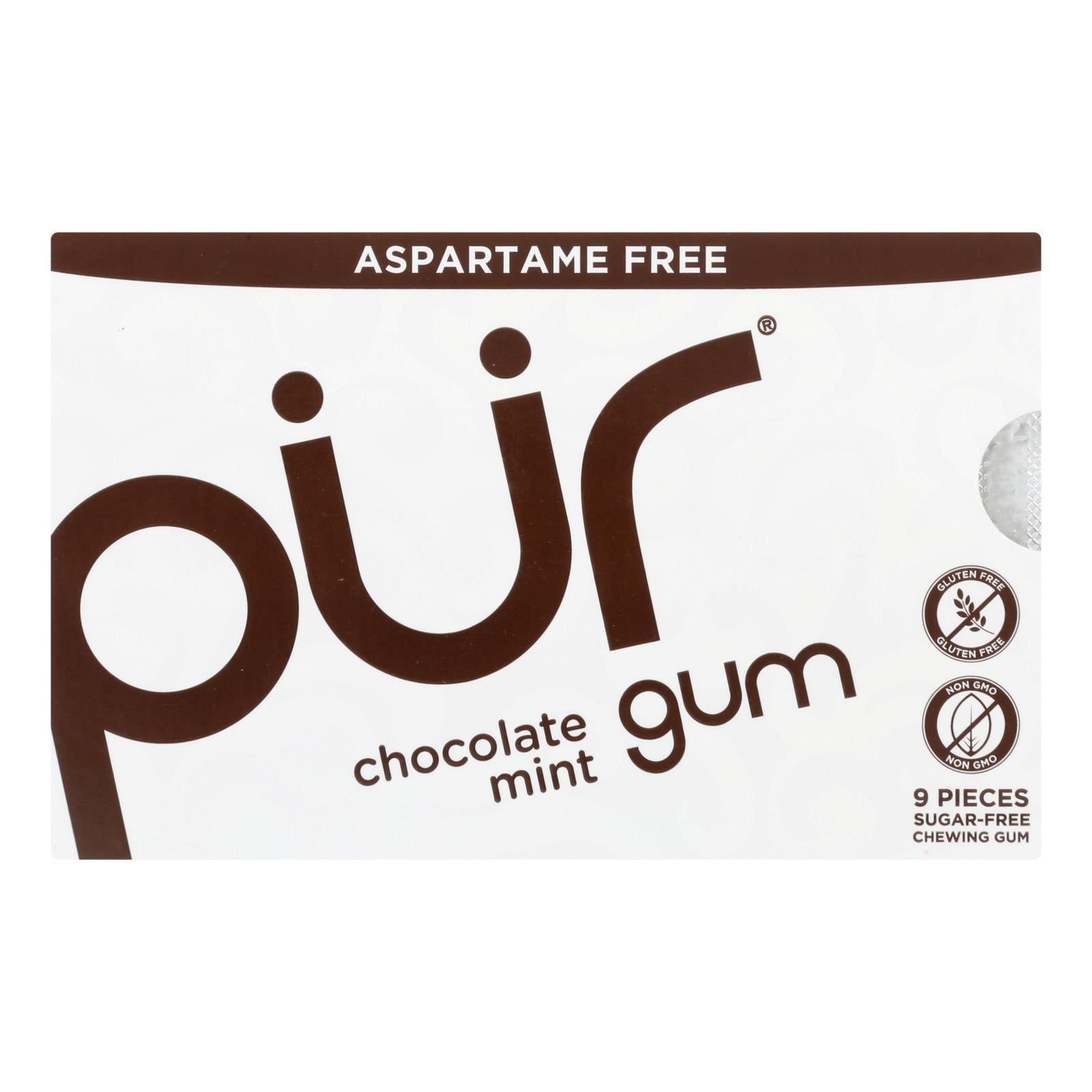 Pur: Chocolate Mint Gum, 9 Pc - Walmart.com