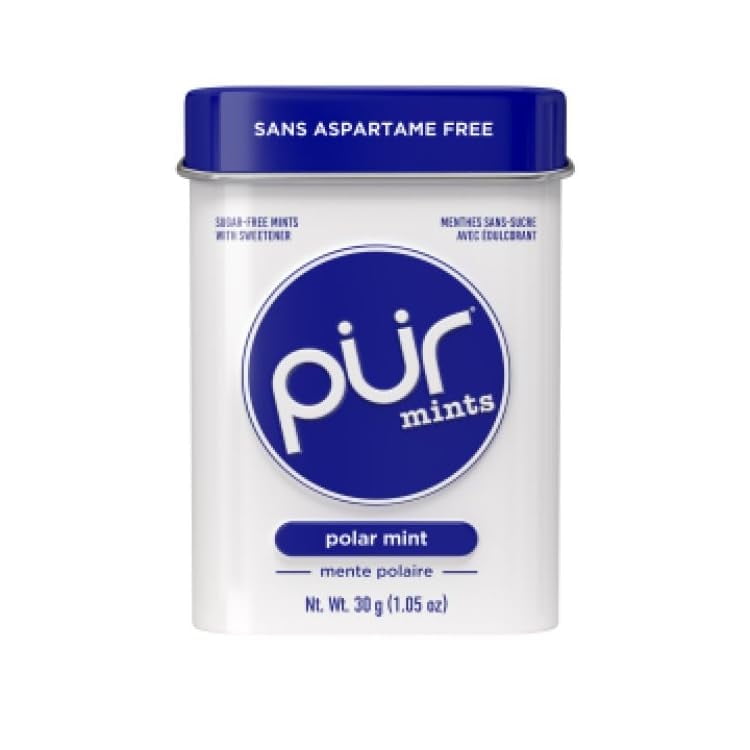 Pur Company Pur Mints Sugar Free Polar Mint - 1.05 oz Pack of 4 ...
