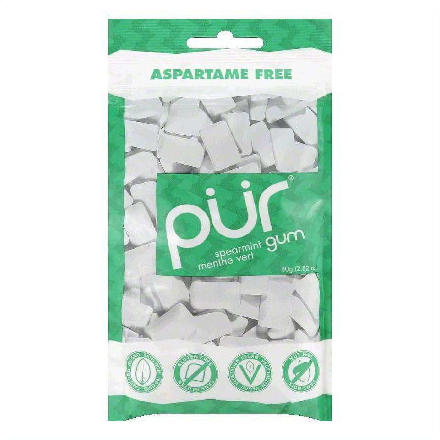 Pur Gum Spearmint Gum 60PC, 2.82 OZ (Pack of 12) - Walmart.com