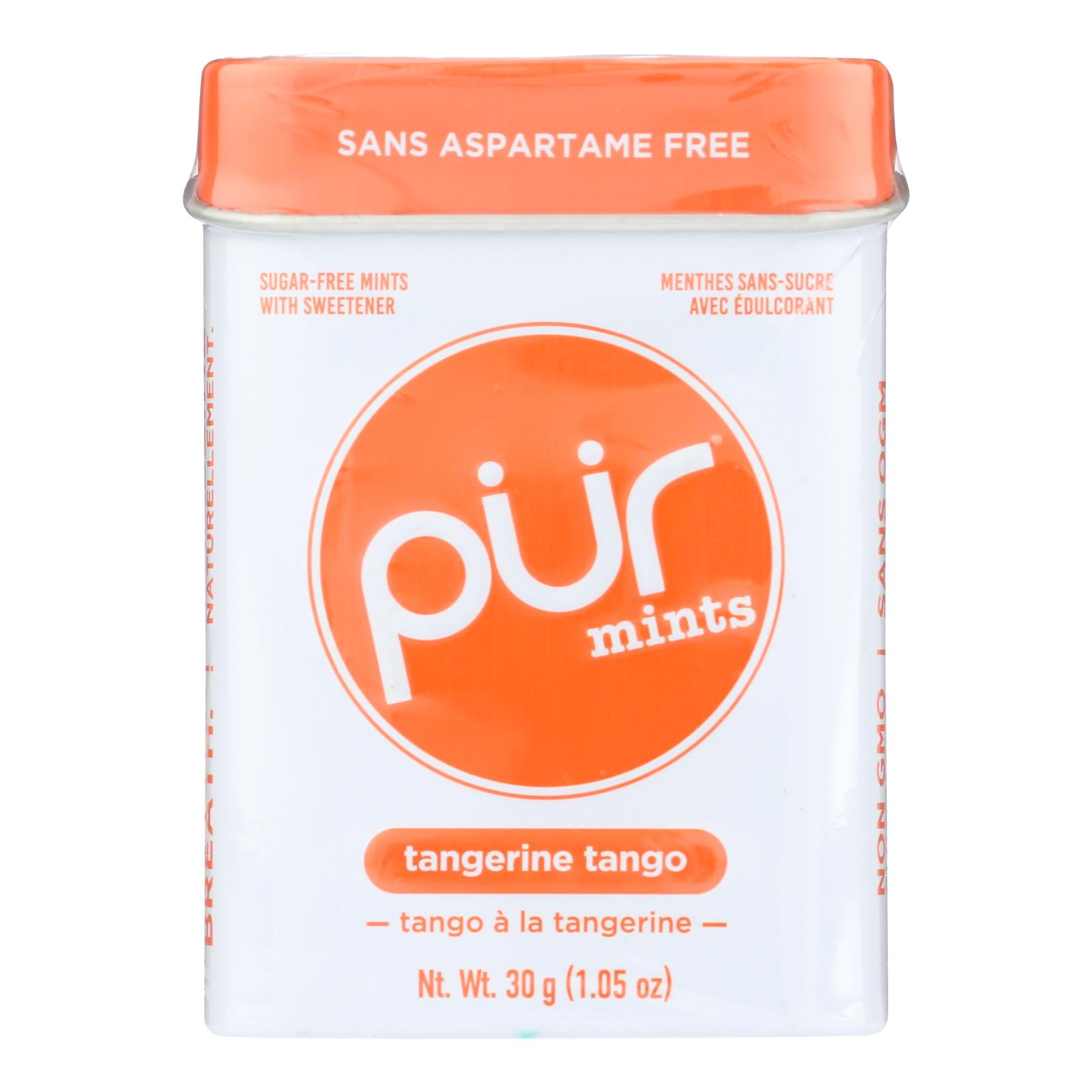 Pur Mint Tangerine Tango Mints - 12 Count - 1.05 Oz Each - Sugar-Free ...