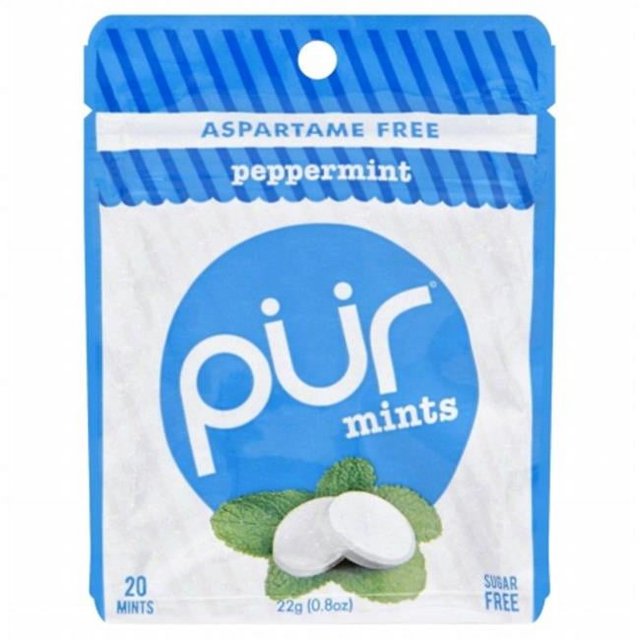 Pur Mints - Sugar Free Xylitol Peppermint Mints, Gluten Free, Vegan ...