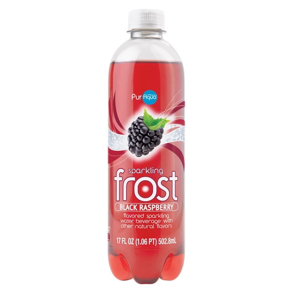 PurAqua Black Raspberry Sparkling Flavored Frost Water 17 fl oz ...