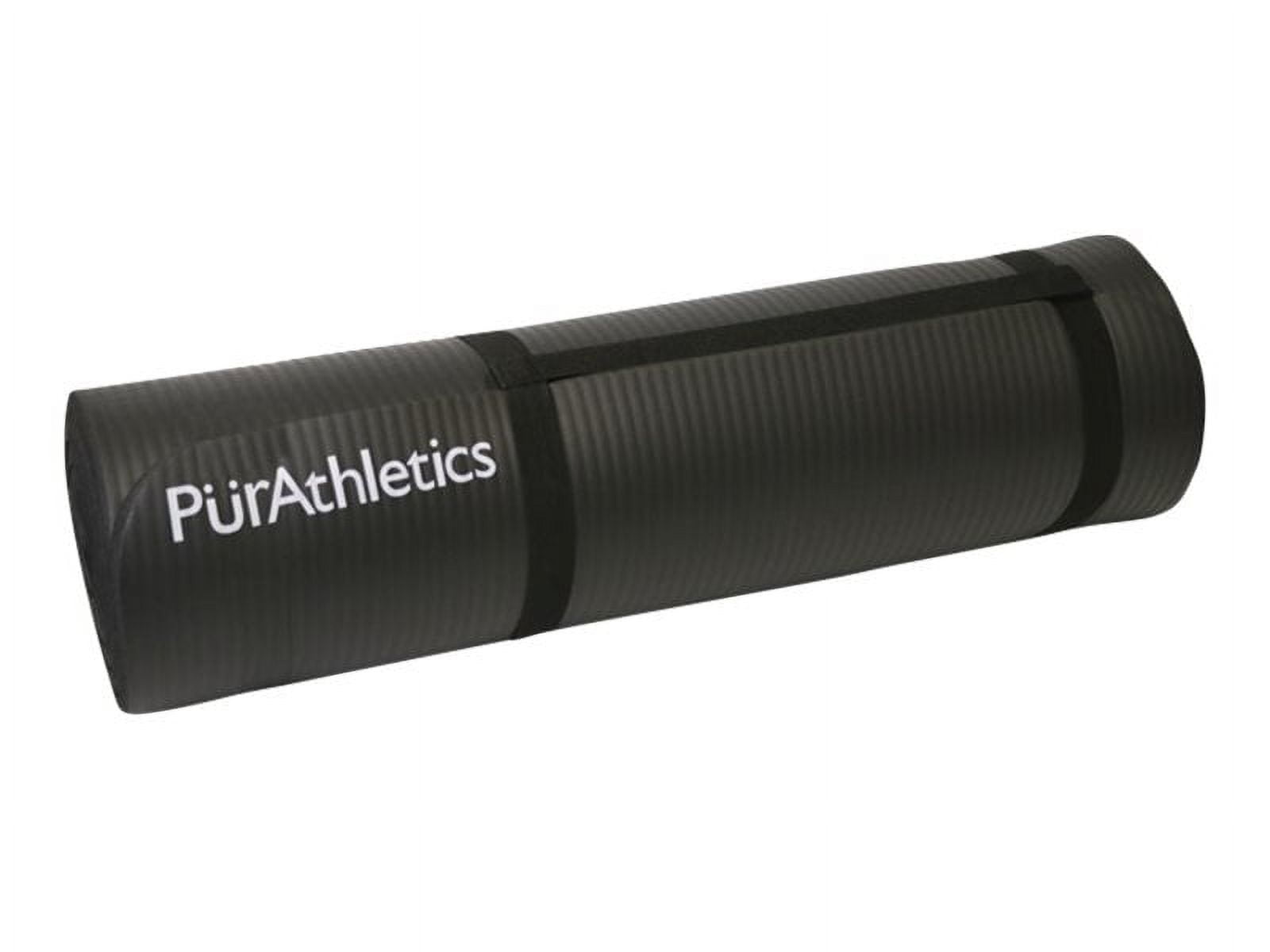 PurAthletics Exercise and Pilates 1/2" Mat Black - Walmart.com