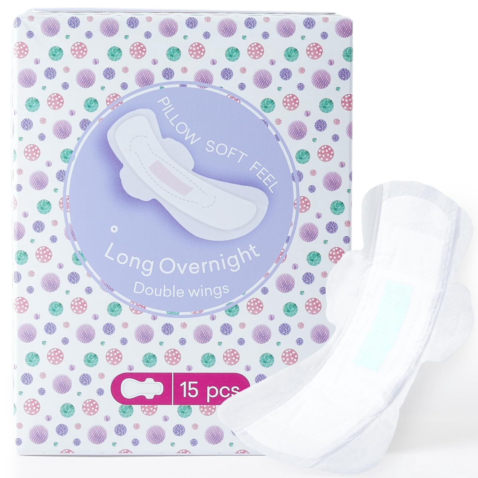 PurComfy Teens Maxi Period Pads with Wings for Tweens, Organic Cotton ...