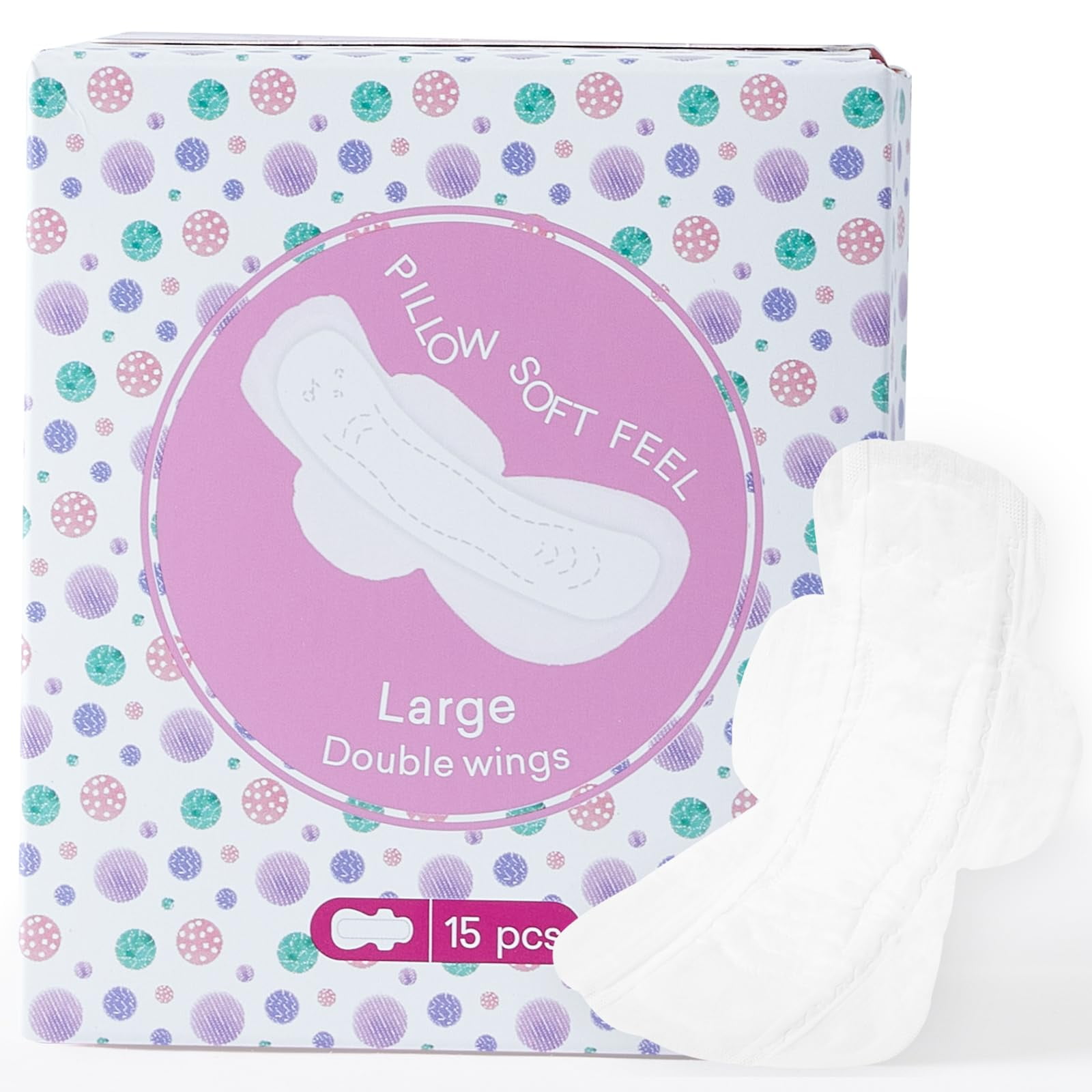 PurComfy Teens Maxi Period Pads with Wings for Tweens, Organic Cotton ...