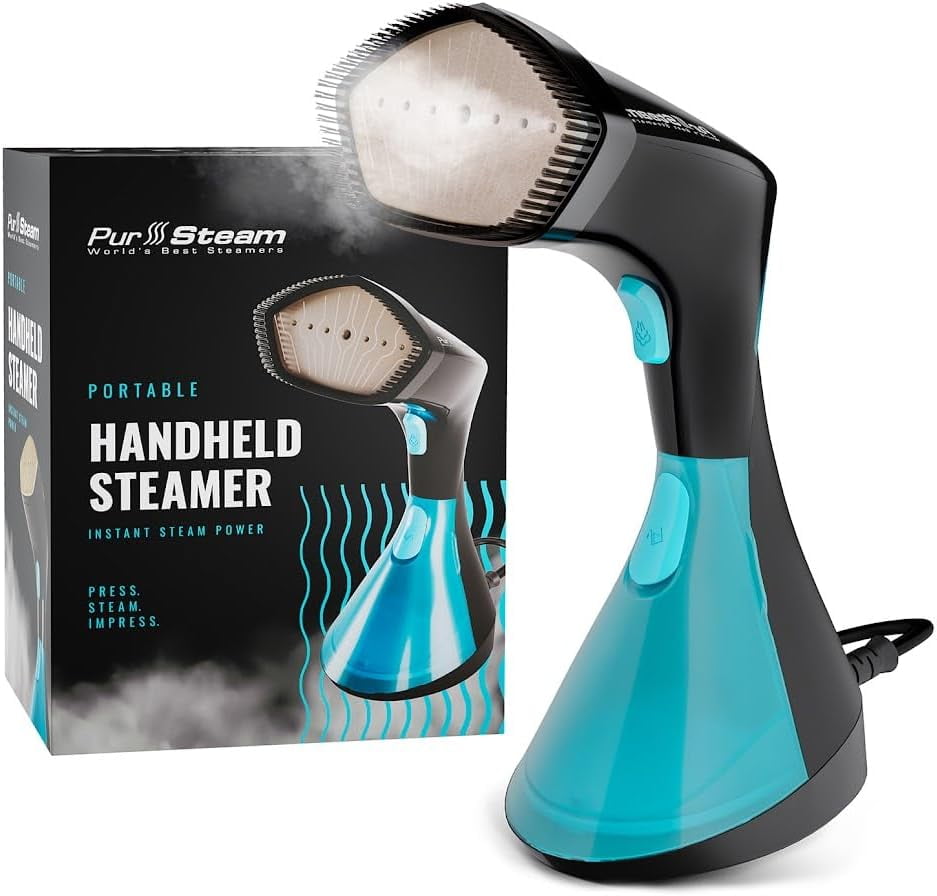PurSteam Handheld Garment Steamer for Clothes – Powerful Wrinkle ...