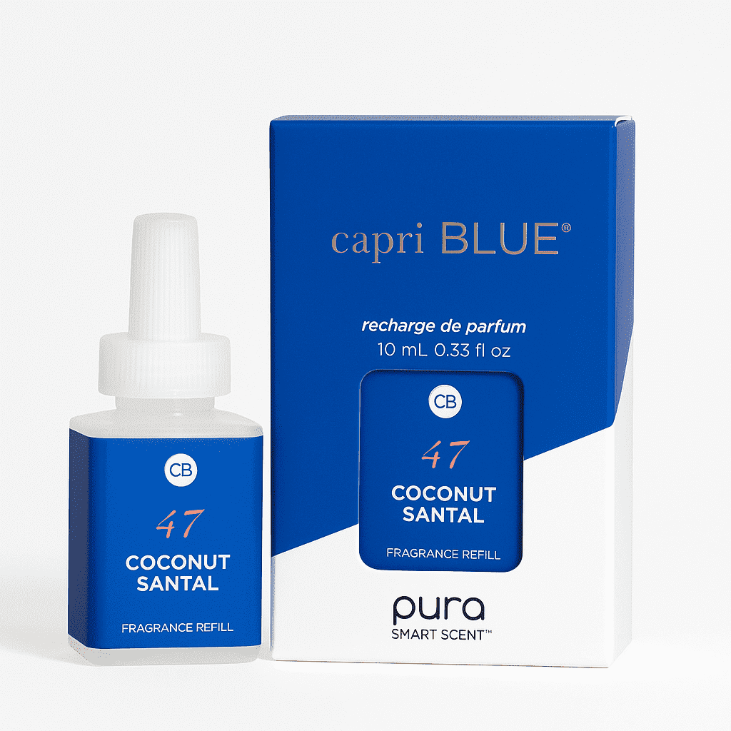 Pura Capri Blue Coconut Santal Fragrance Refill for Smart Home Air ...