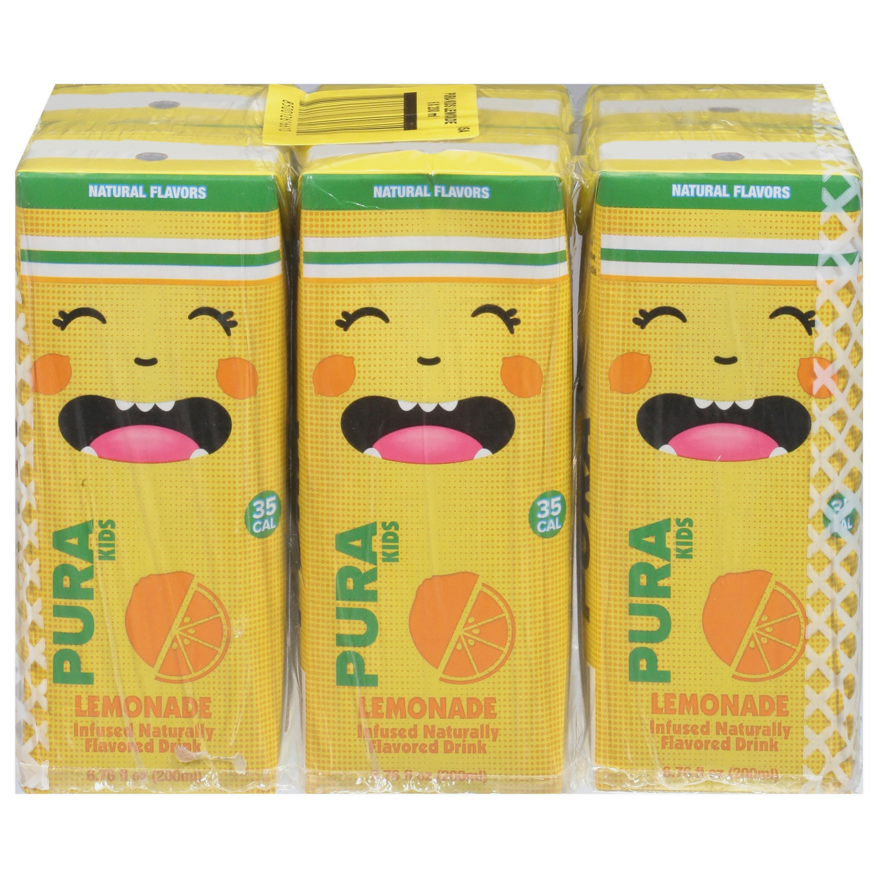 Pura Kids Water Lemonade 6-Pack 40.56 fl oz (Pack Of 4) - Walmart.com