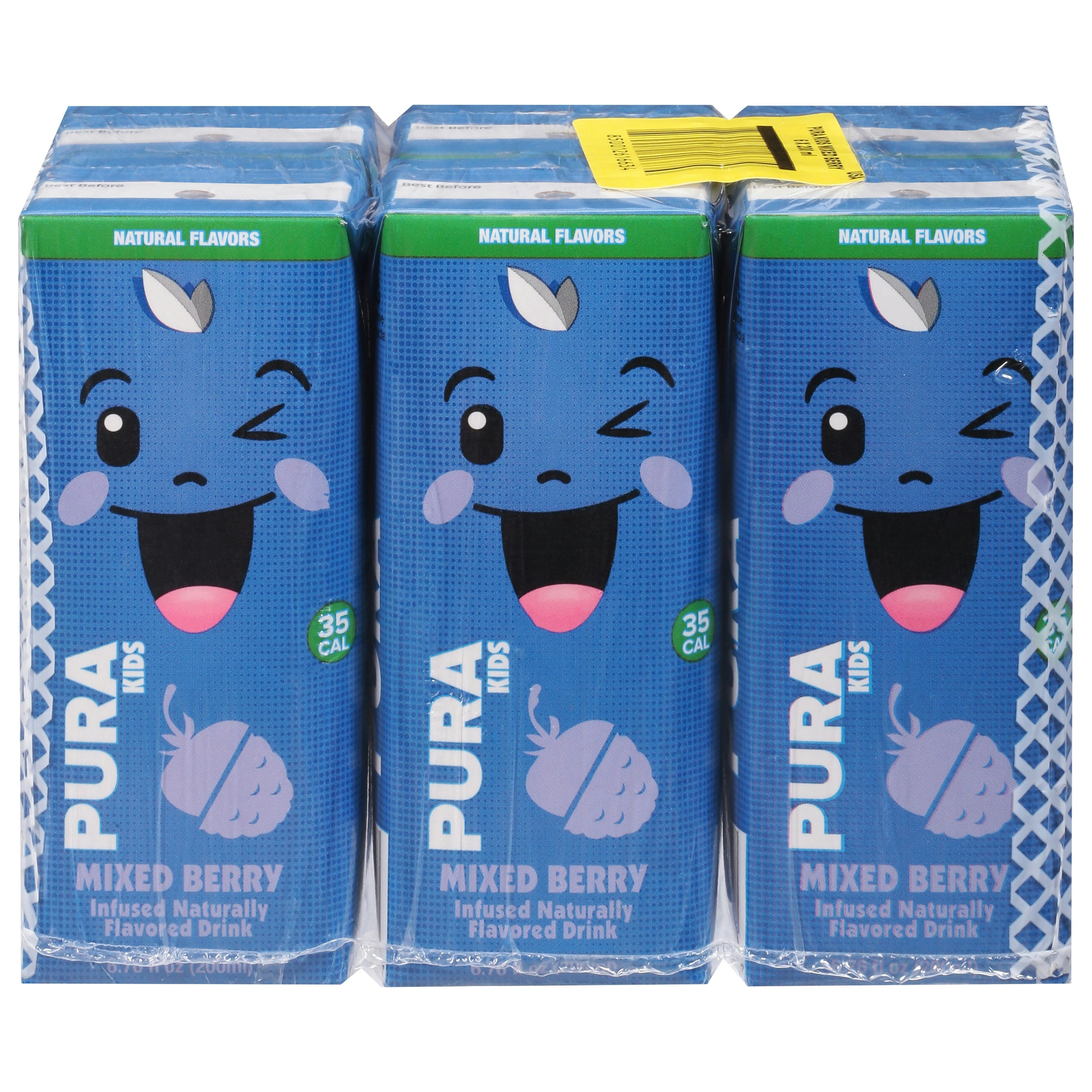 Pura Kids Water Mixed Berry 6-Pack 40.56 fl oz (Pack Of 4) - Walmart.com