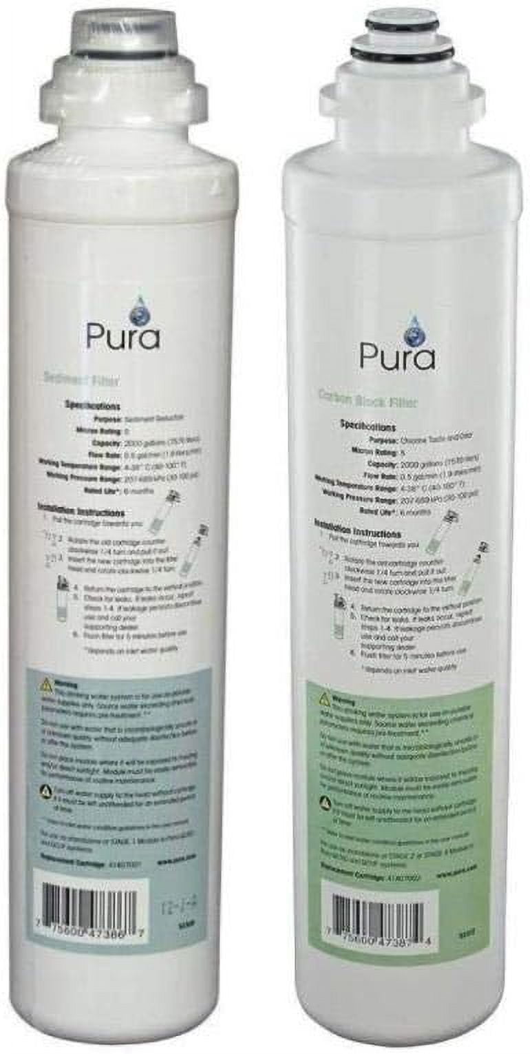 Pura Pre-Filter Replacement Kit for QCRO Set of 2 - Membrane Not ...