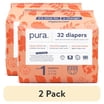 Pura Sensitive Soft Sustainable Baby Diapers Size 2, 87 Count ...