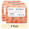Pura Sensitive Soft Sustainable Baby Diapers Size 2, 87 Count ...