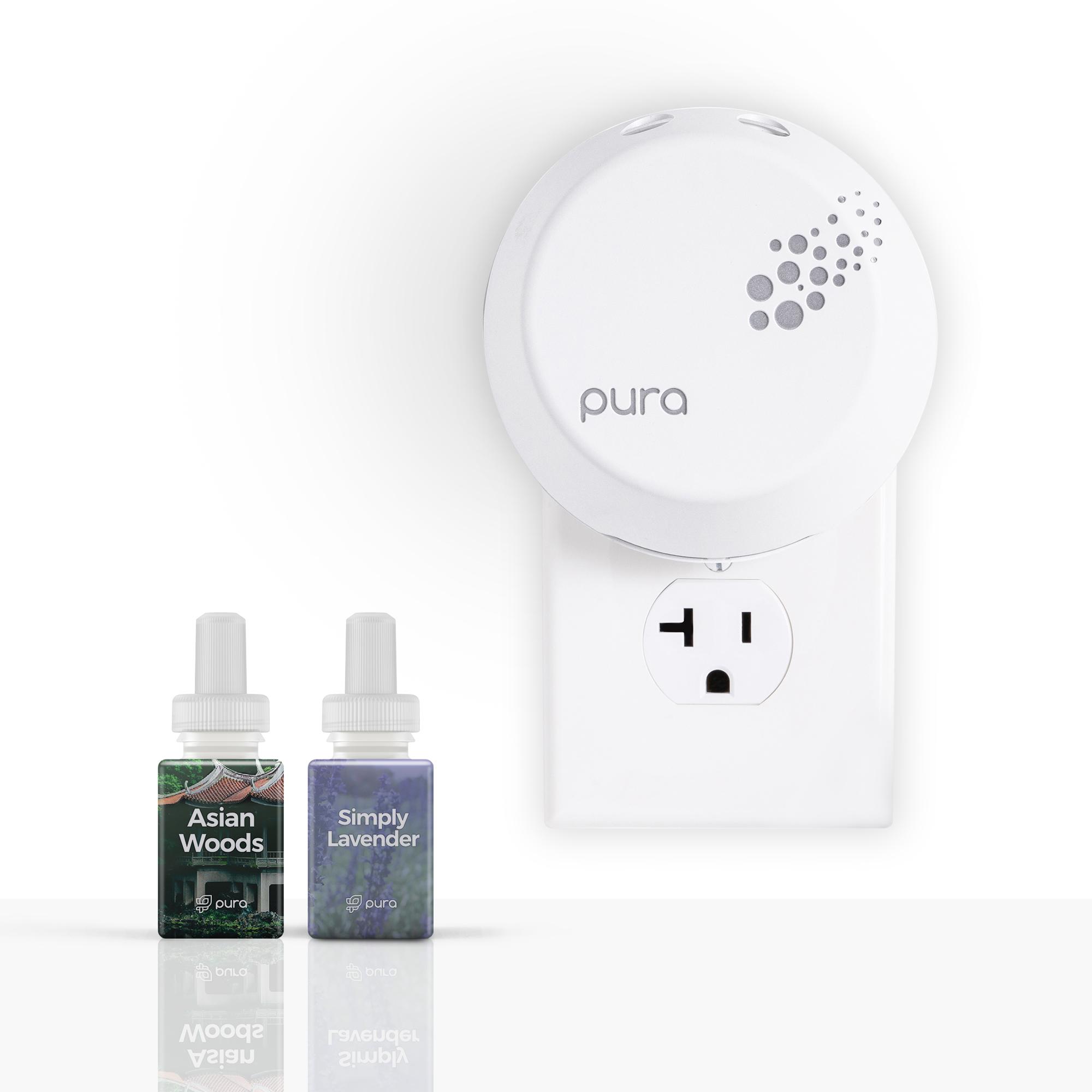 Pura - Smart Home Fragrance Device Starter Set V3 - Scent Diffuser for ...
