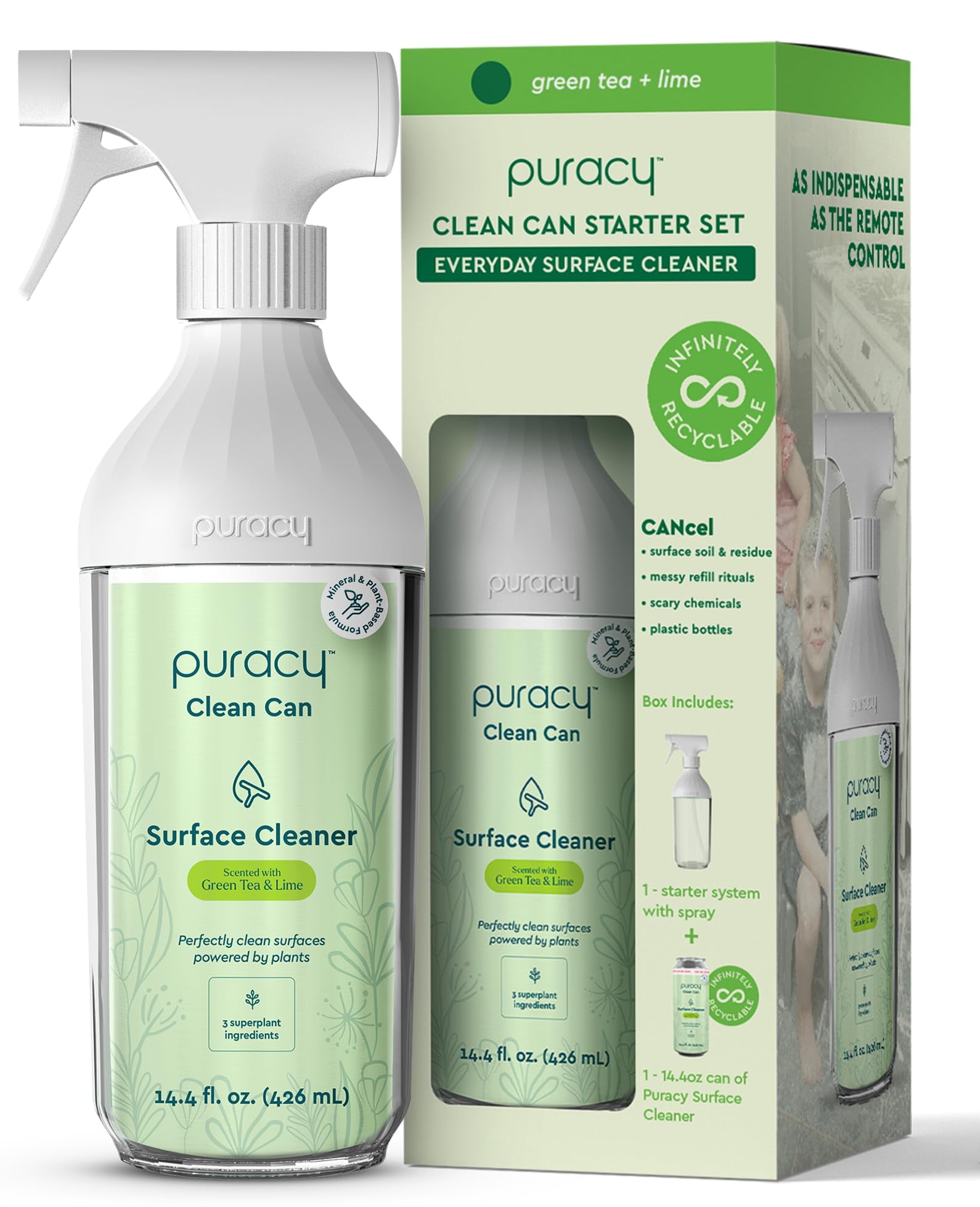 Puracy Multi Surface Cleaner Clean Can - All Purpose Cleaning Spray ...