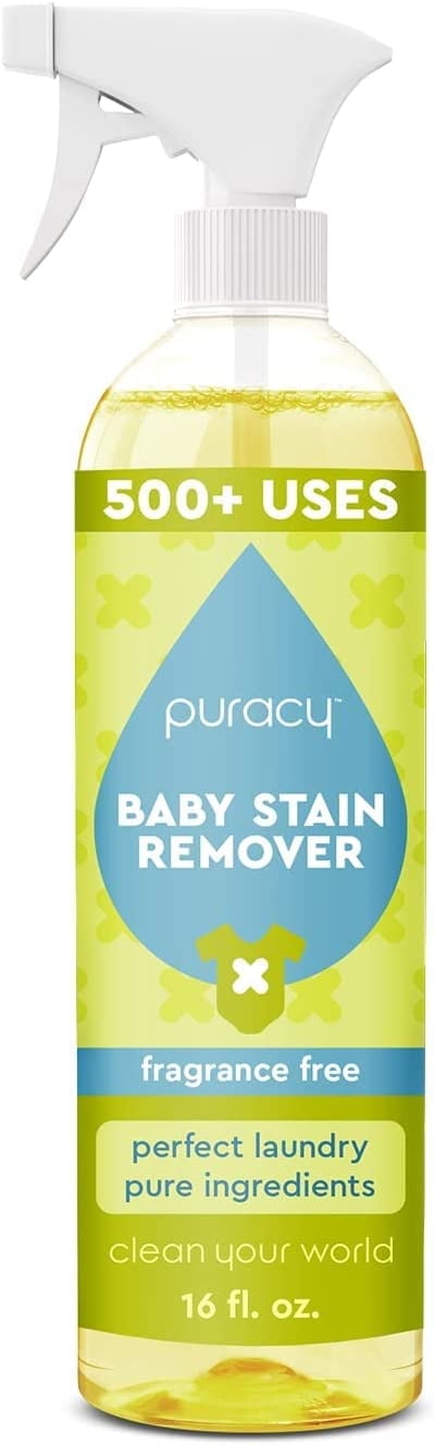 Puracy - Natural Baby Laundry Stain Remover, Enzyme Odor Eliminator ...