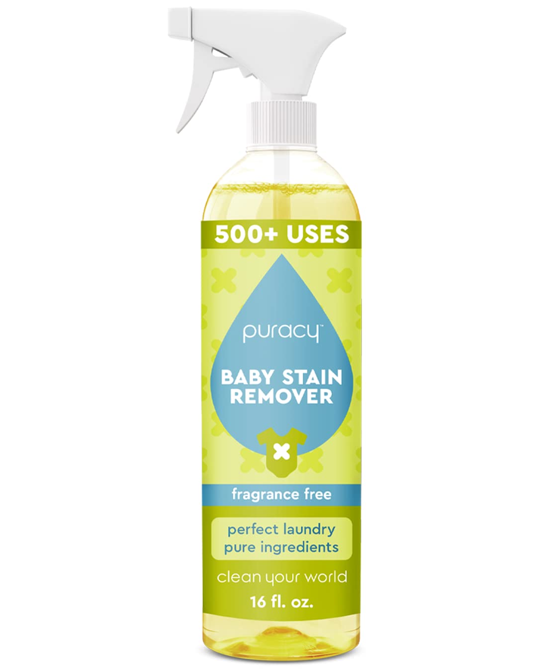 Puracy Stain Remover for Baby Clothes and Cloth Diapers, Newborn Baby ...