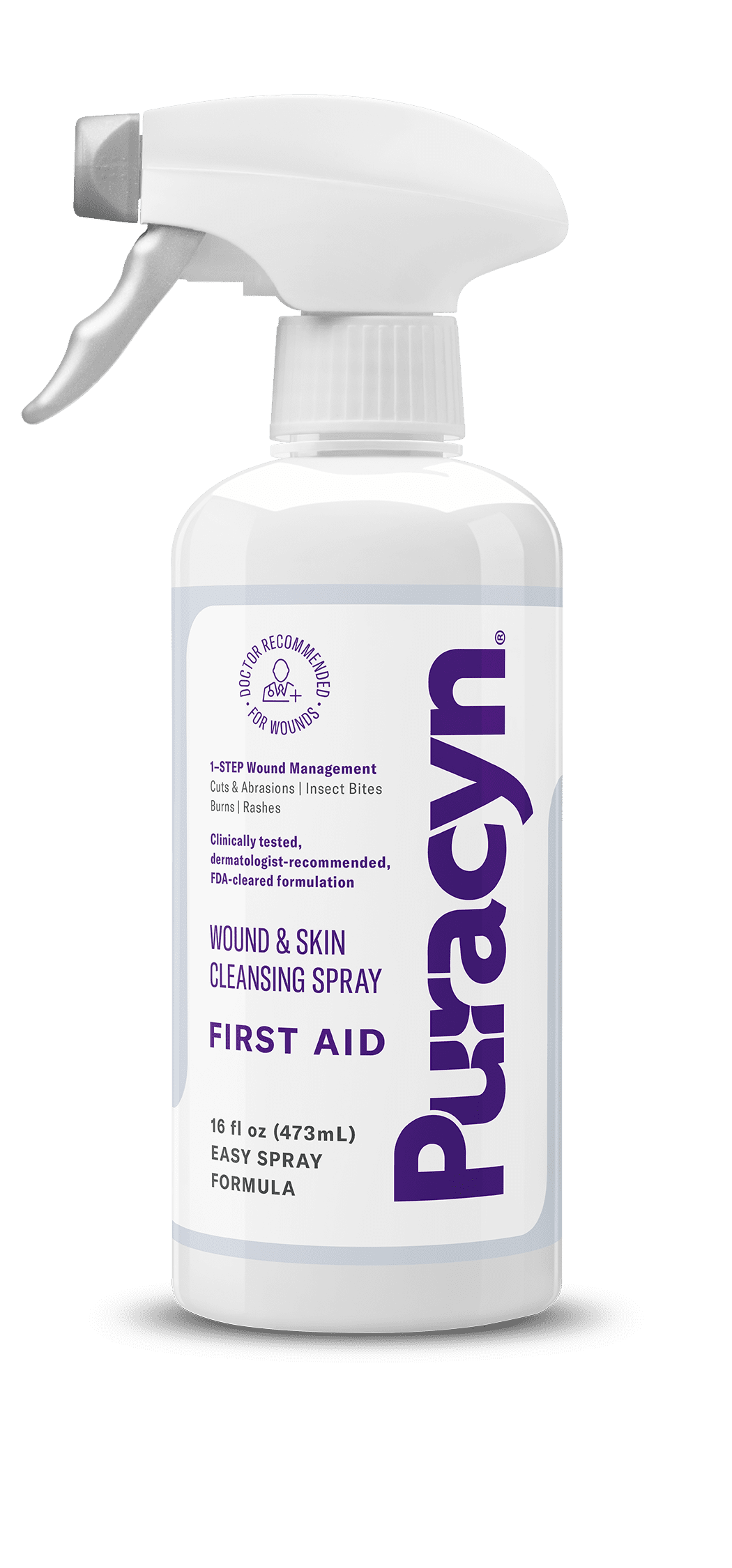 Puracyn Antiseptic Topical Flush Dermal Care Cleanser, First Aid Wound ...