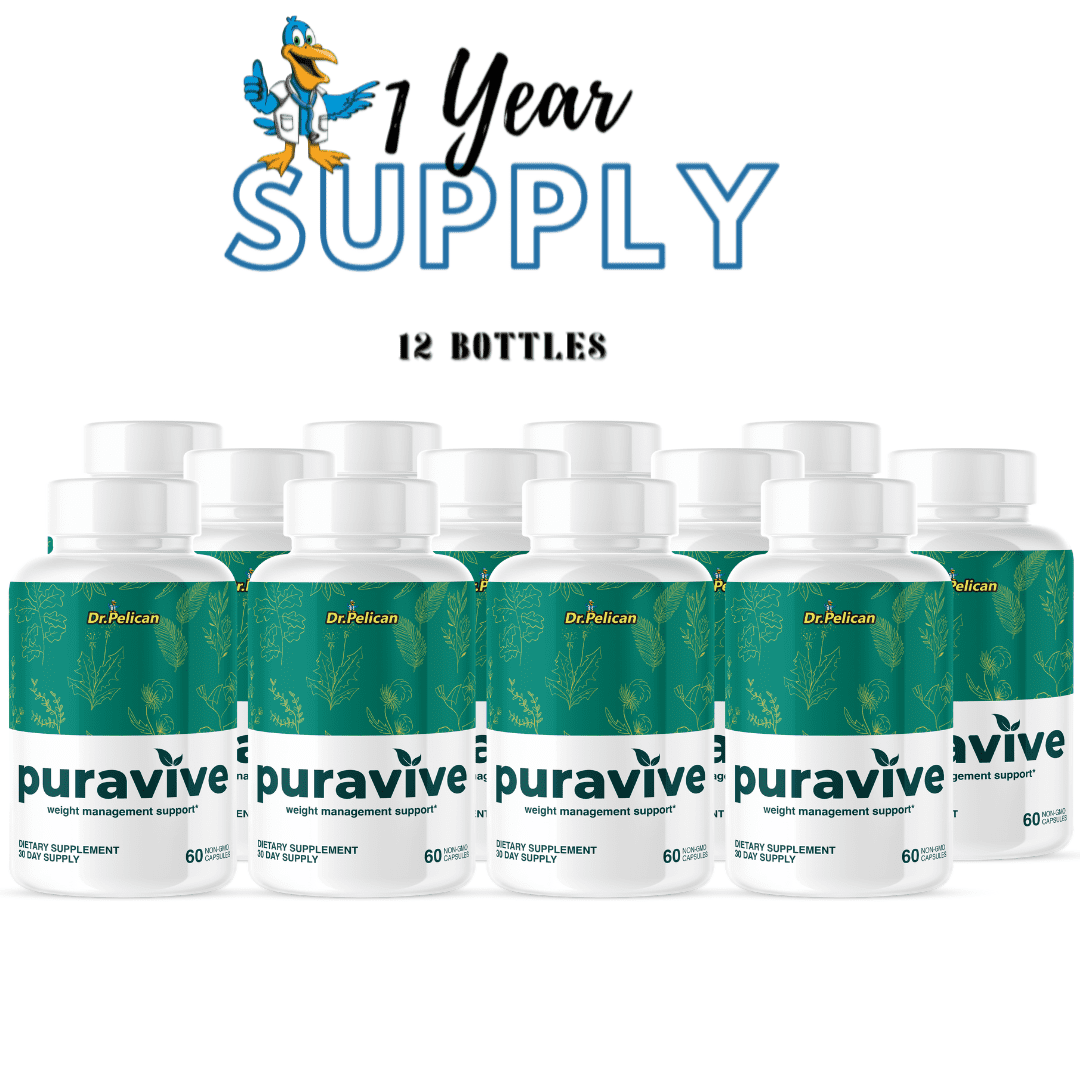 Puravive- Digestive & Weight Support - 12 Bottles- 720 Capsules ...