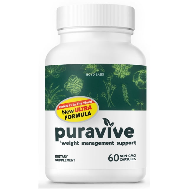 Puravive Ultra Formula Weight Management Support - 60 Capsules ...
