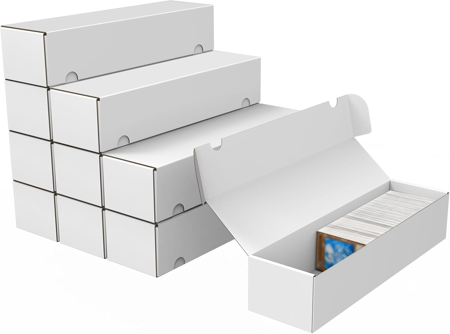 Purchase product transaction card storage boxes, 10 packs of 1100 count ...