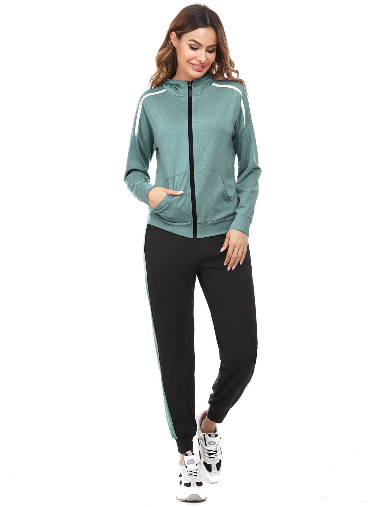 Purcoar Women's Tracksuit Set Casual 2 Piece Sweatsuits Jogging Suit ...
