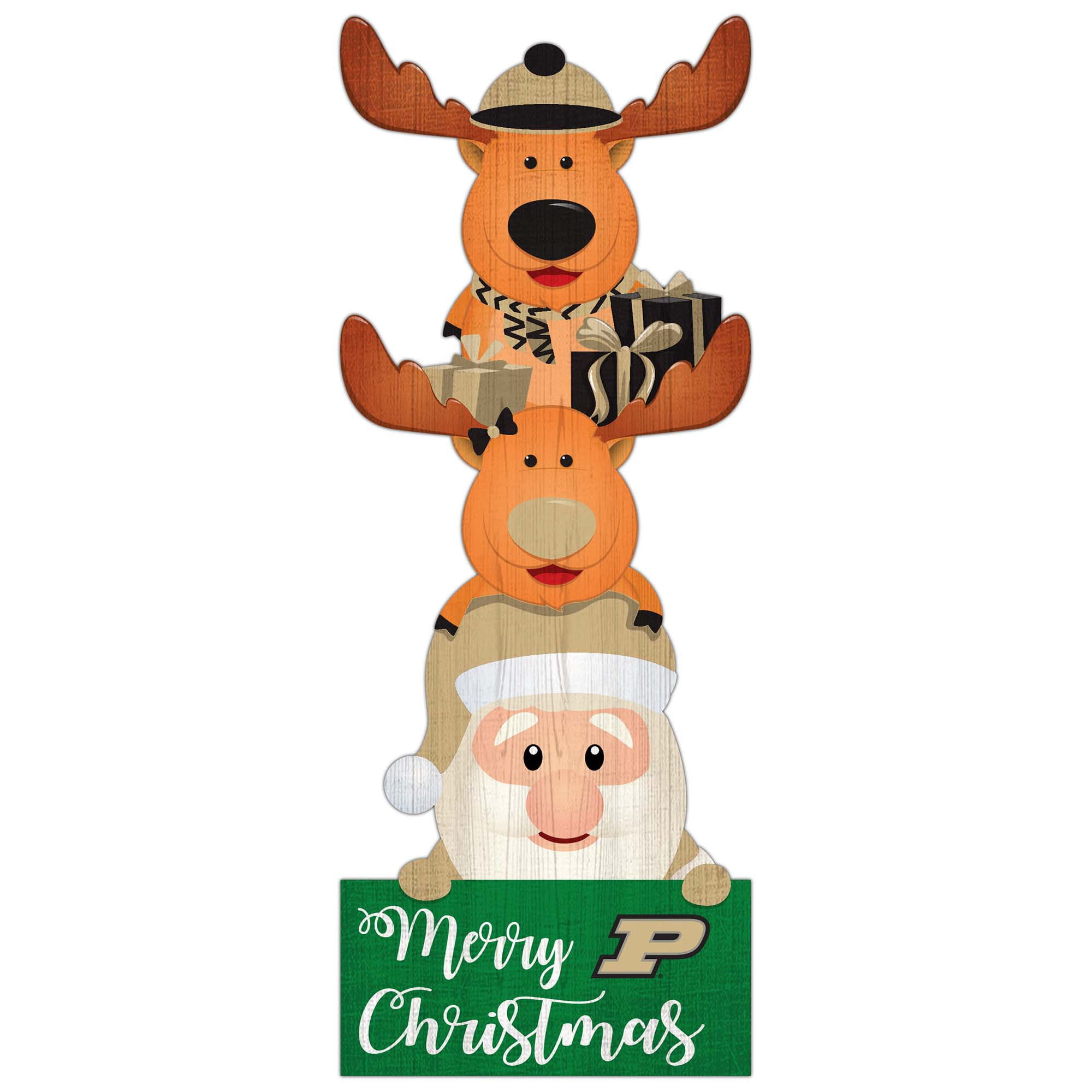 Purdue Boilermakers 31'' Santa Stack Leaner - Walmart.com
