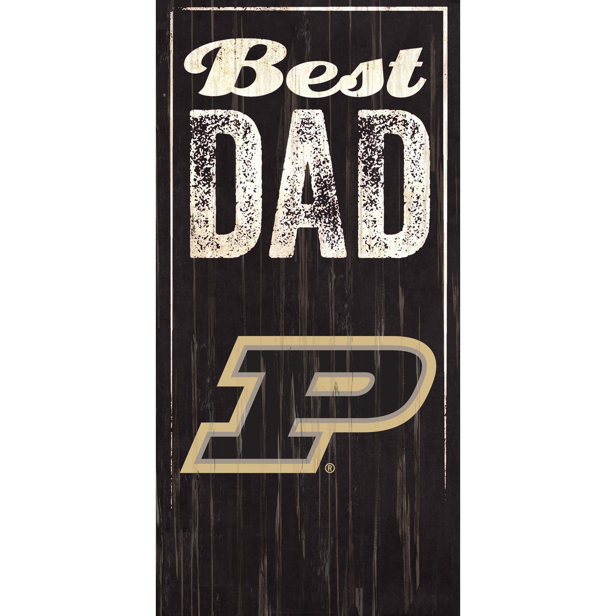 Purdue Boilermakers 6'' x 12'' Best Dad Sign - Walmart.com