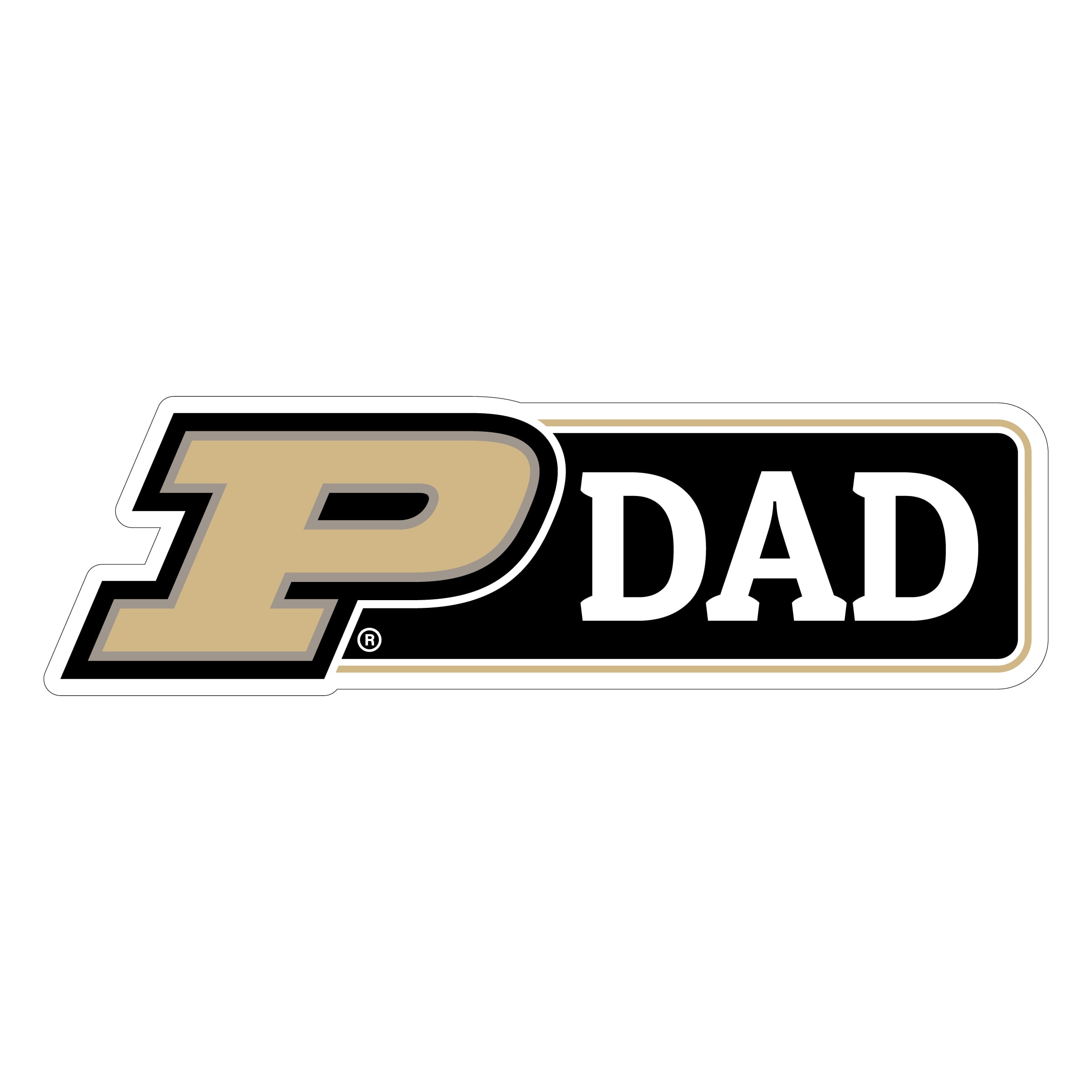 Purdue Boilermakers Proud Dad Die Cut Decal Officially Licensed ...