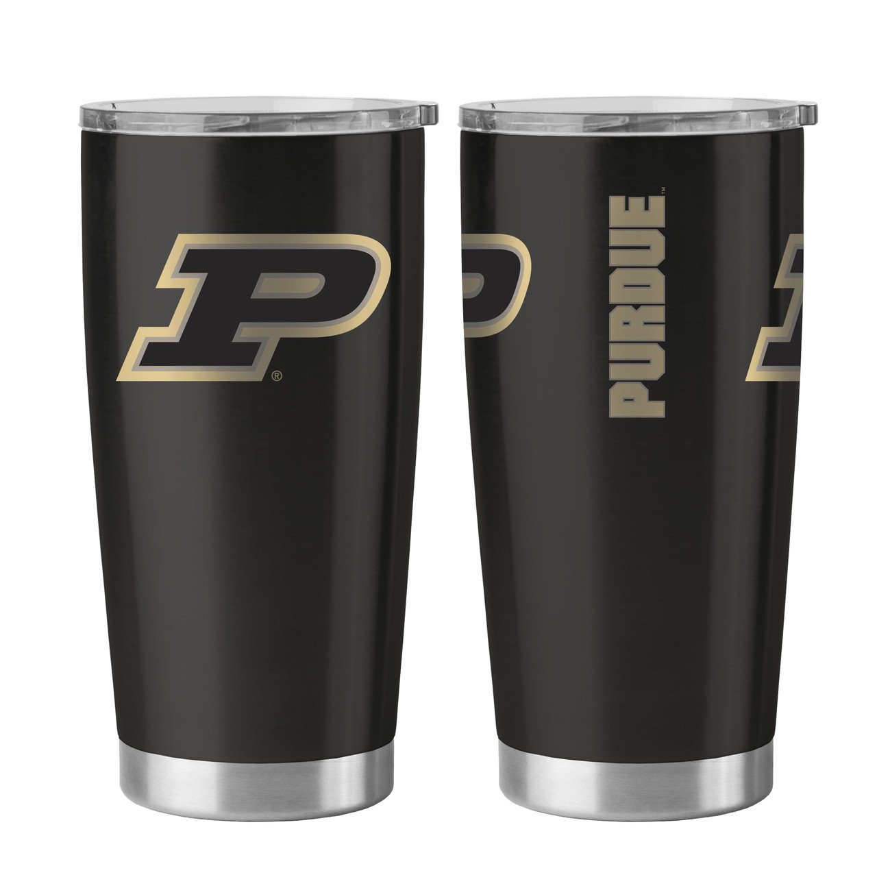 Purdue Boilermakers Travel Tumbler 20oz Ultra Black - Walmart.com