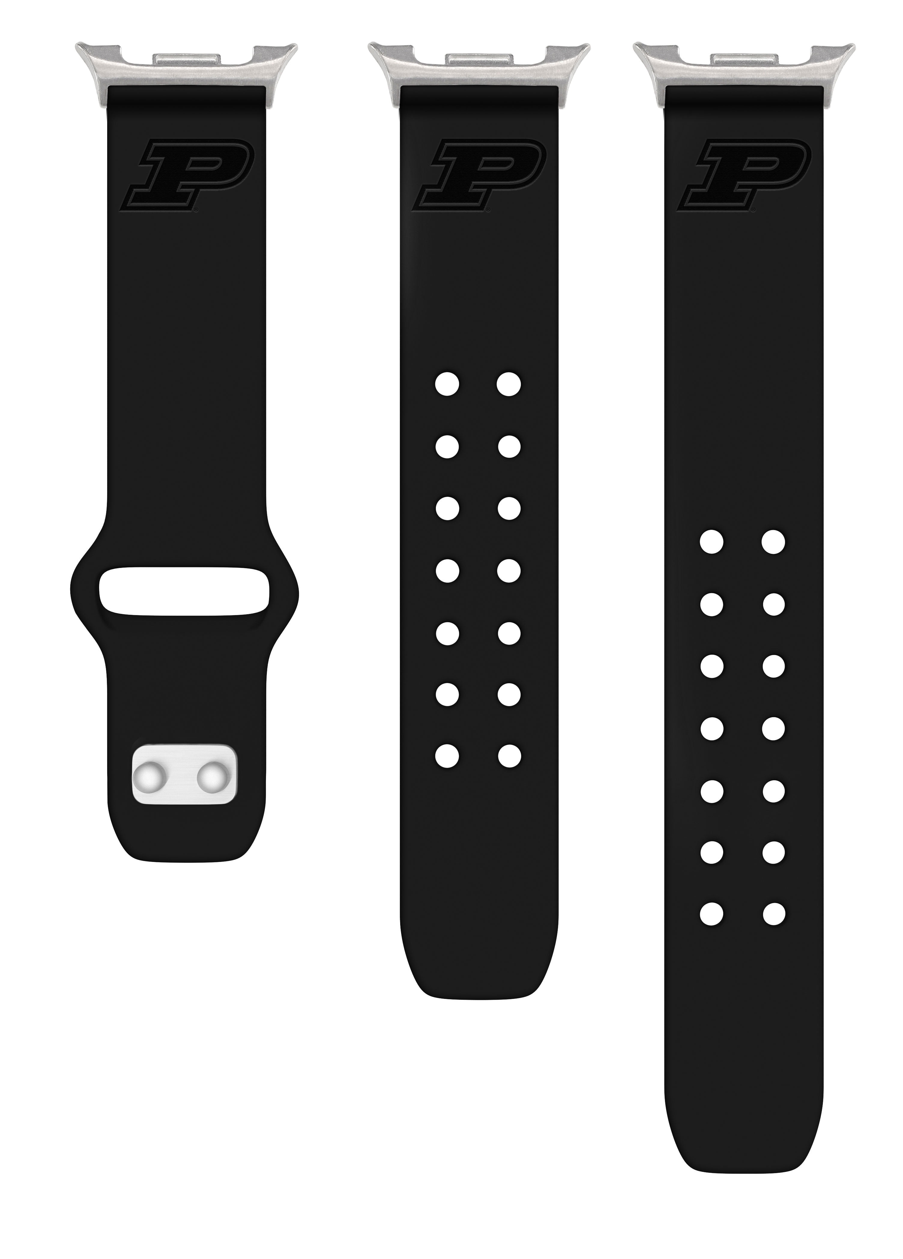Purdue Engraved Silicone Unisex Watch Band for Samsung Galaxy Watch 8 ...