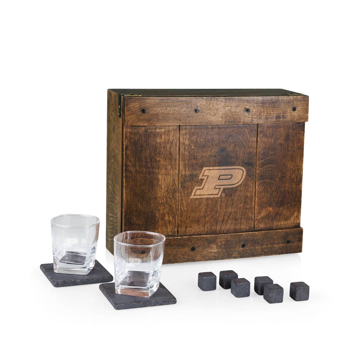 Purdue Team Sports Boilermakers Whiskey Box Drink Set - Walmart.com