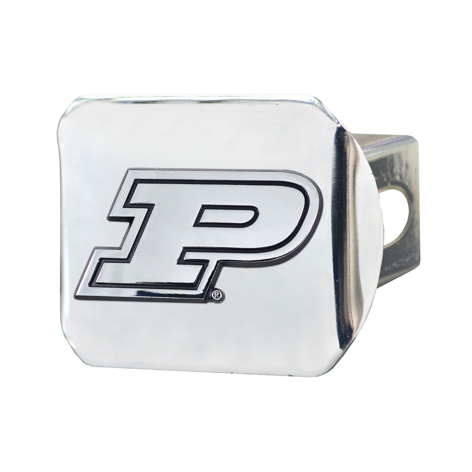 Purdue Boilermakers 3D Chrome Emblem on Chrome Hitch Cover - Walmart.com