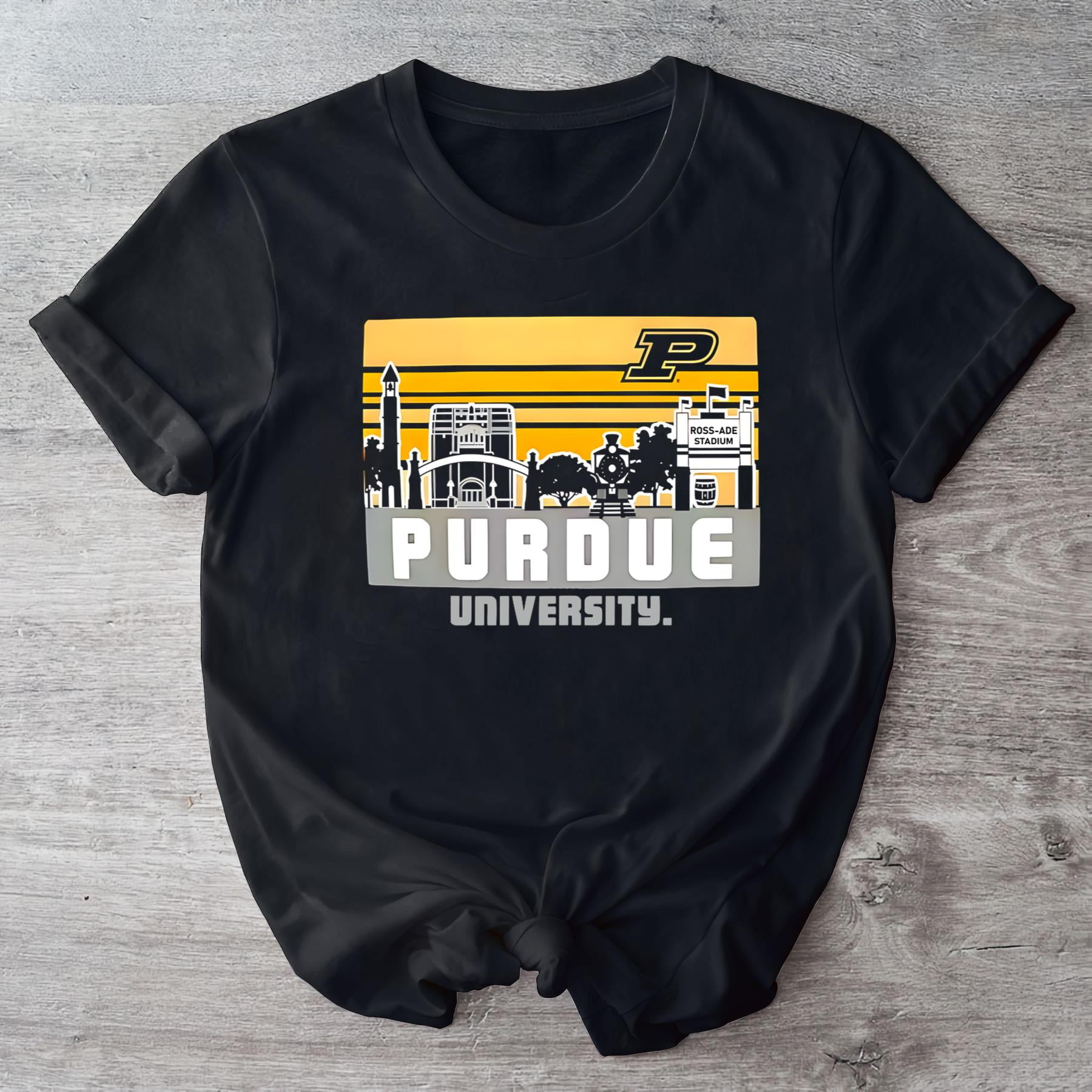 Purdue-boilermakers-university-campus-skyline-retro-shirt-TH18111 ...