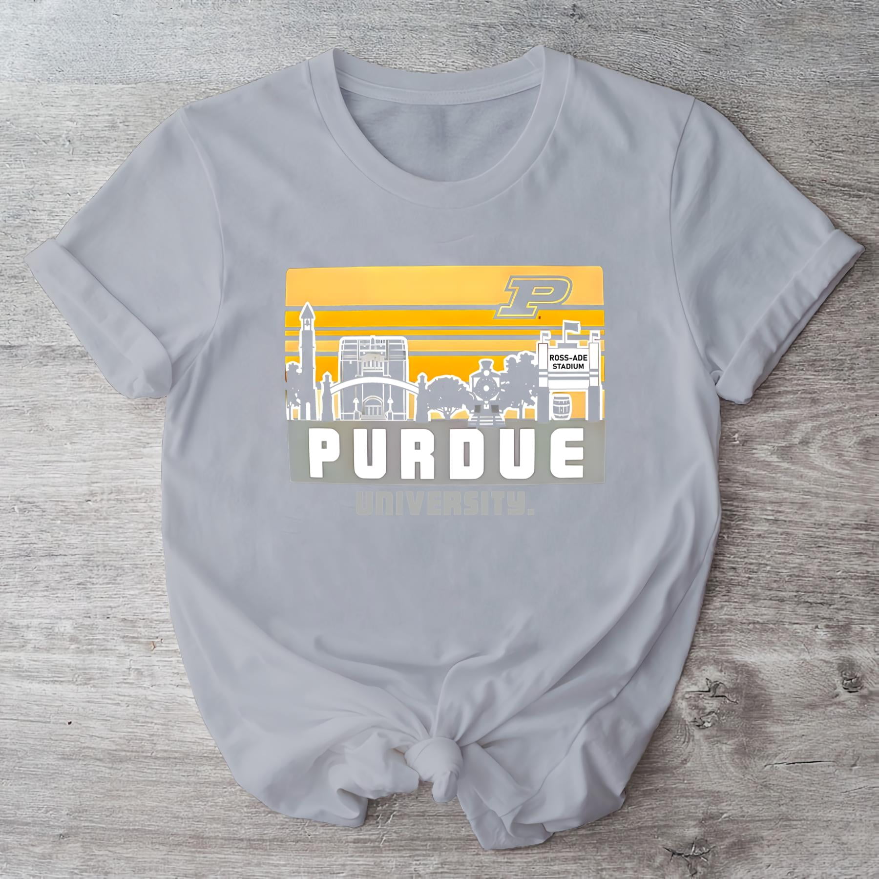 Purdue-boilermakers-university-campus-skyline-retro-shirt-TH18111 ...