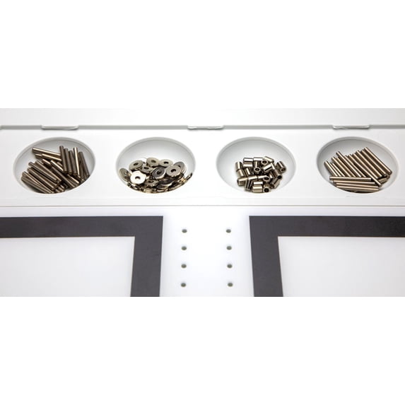 Purdue Pegboard Replacement Parts Set, 25 Collars, 45 Washers, 55 Pins ...