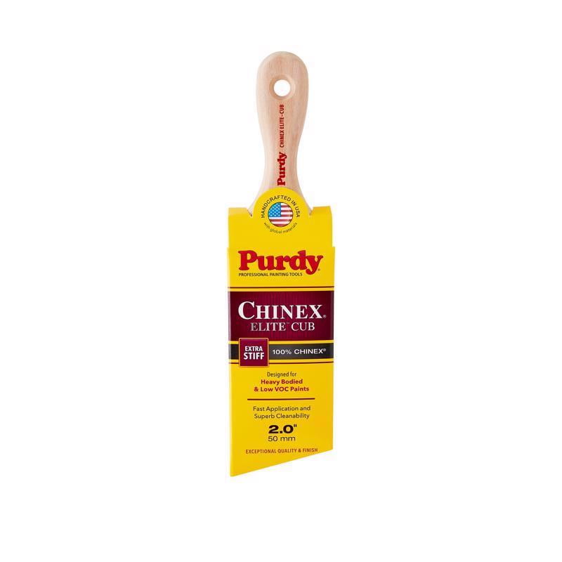Purdy Chinex Elite Cub Trim Paint Brush - Extra Stiff Angle - 2 in ...