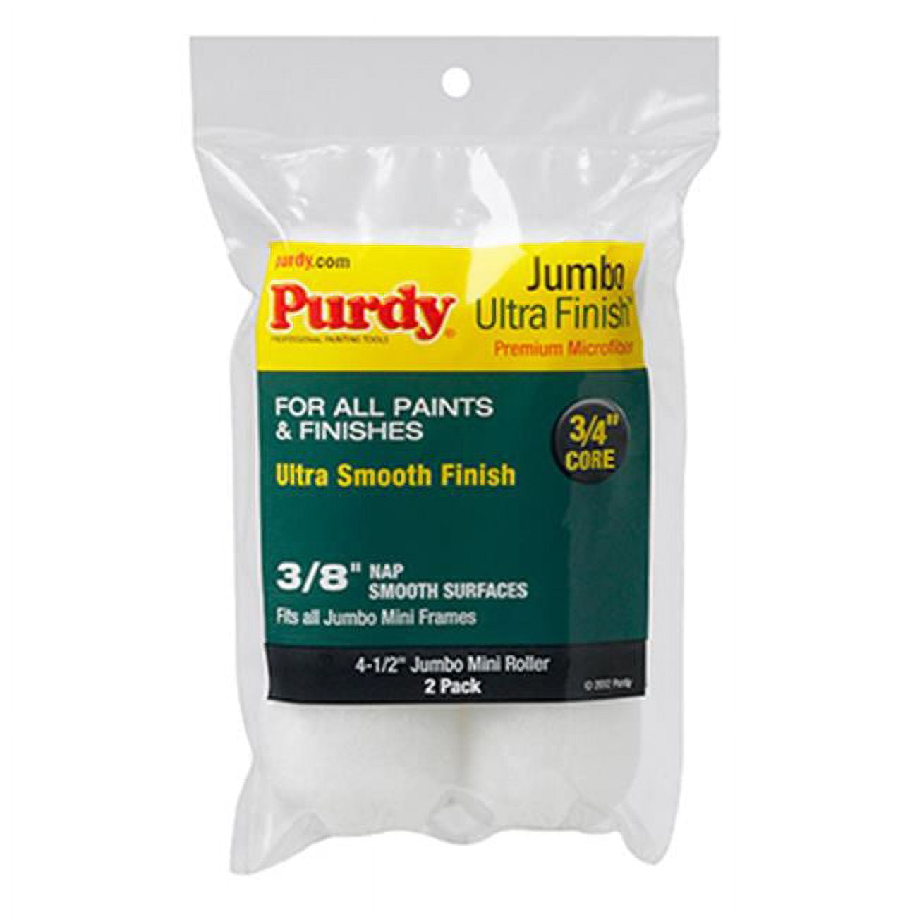 Purdy 140624052 4.5 x 0.38 in. Ultra Finish Jumbo Mini Roller Cover ...