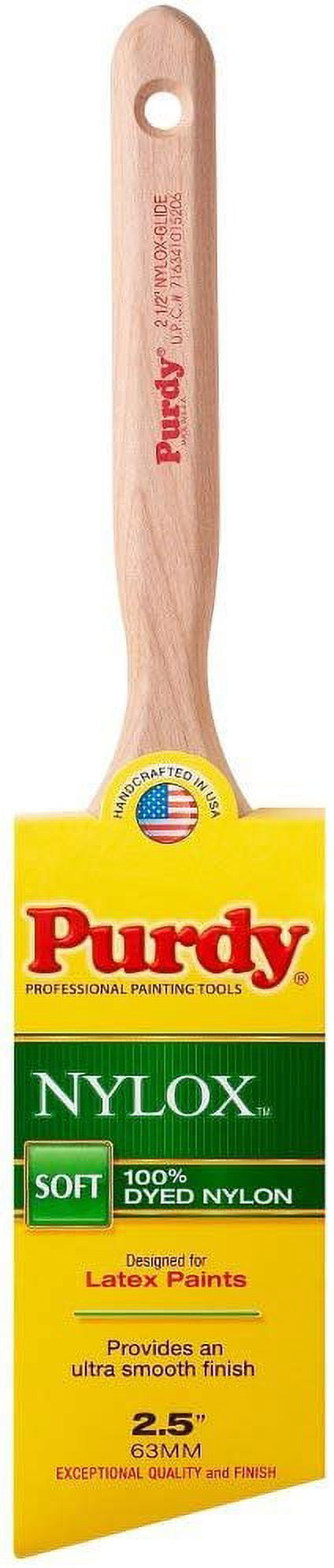 Purdy 144152225 Nylox Series Glide Angular Trim Paint Brush, 2-1/2 inch ...