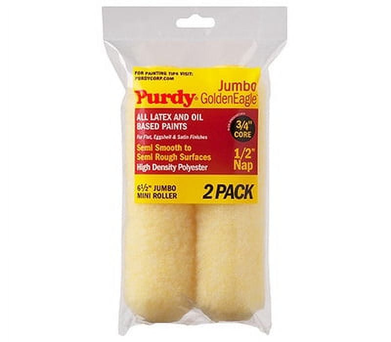 Purdy 14G626023 Golden Eagle Jumbo Mini Roller 1/2 Nap X 6.5 Inch,Each ...