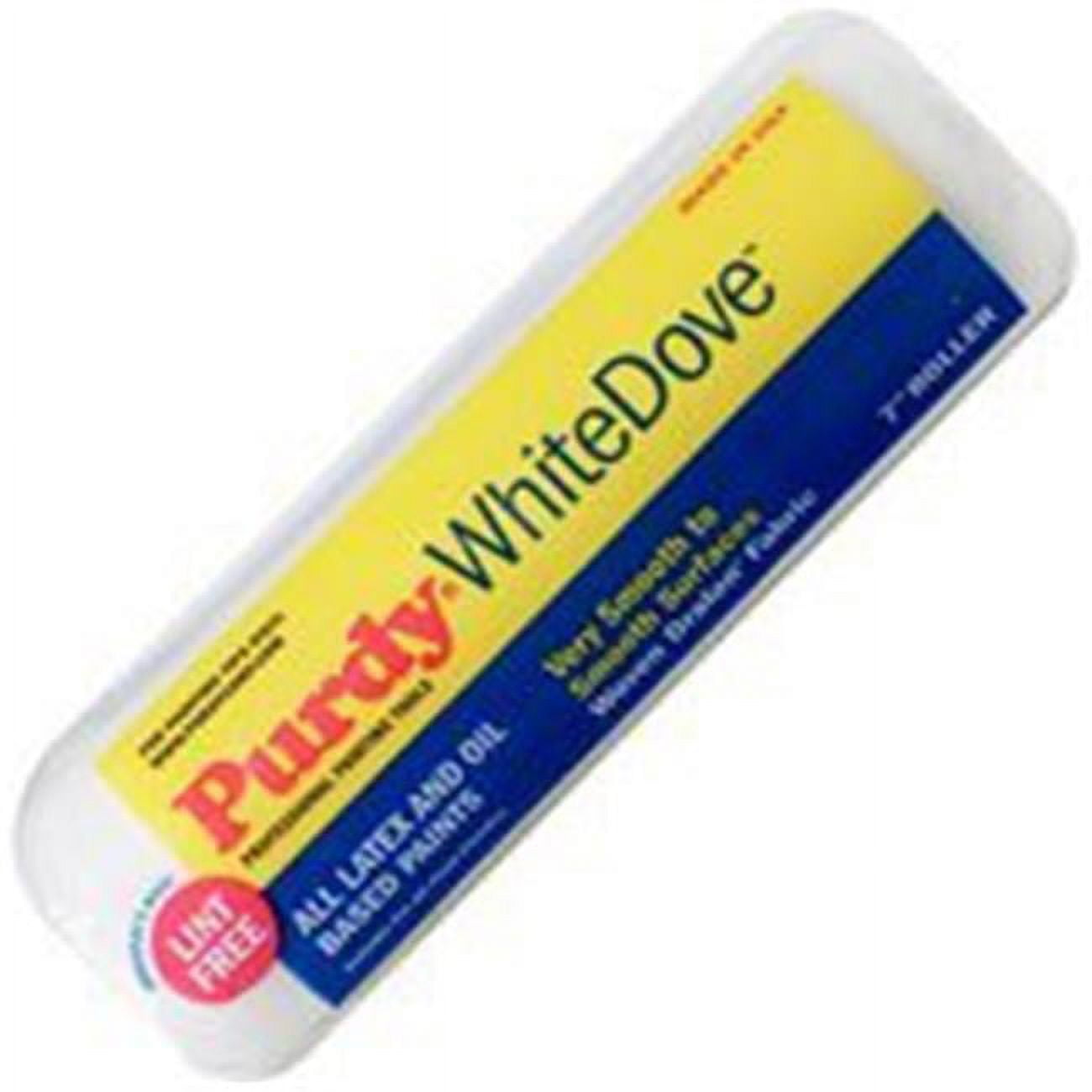 Purdy White Dove Woven Fabric 7 in. W X 1/4 in. Paint Roller Cover 1 pk ...