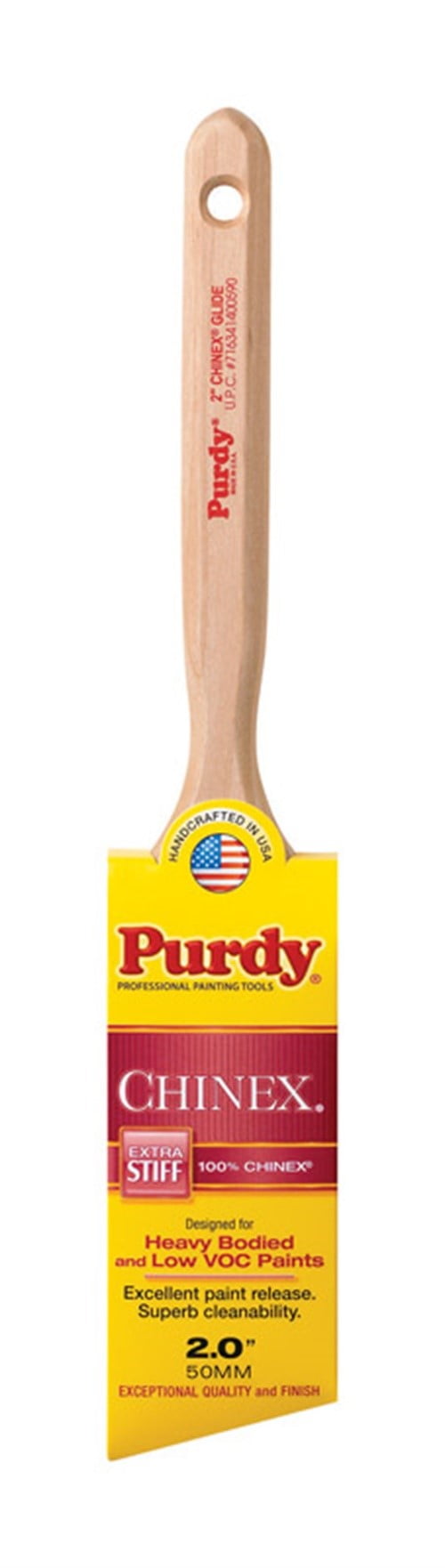 Purdy Chinex Glide 2 in. W Extra Stiff Angle Trim Paint Brush - Walmart.com