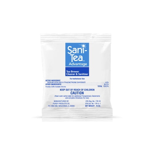Purdy Products Sani-Tea - SANI-TEA - Sani-Tea™ Tea Dispenser Cleaner and Sanitizer - Walmart.com